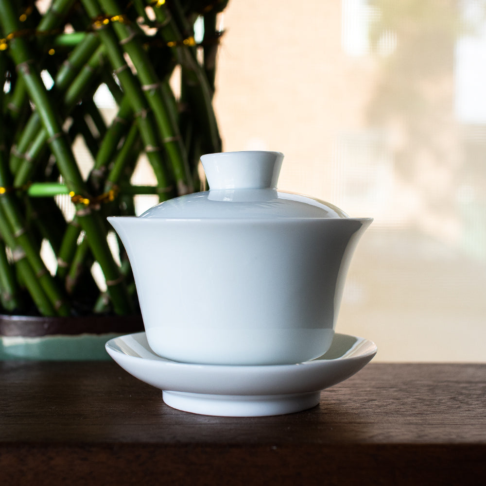 Large White Gaiwan (200ml) – Tea Angle